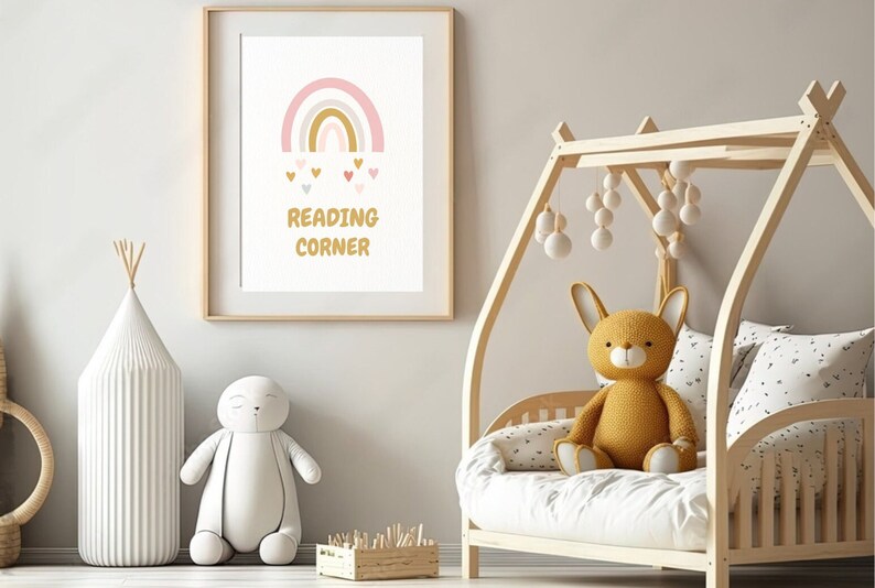 Reading Corner Sign, Playroom Wall Decor, Classroom Posters, Kids Wall ...