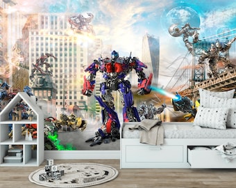 Transformers Large Wall Vinyl Decal - Etsy