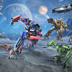 Mural Wallpaper 3D Wallpaper Transformers Photo Wallpaper Large Wall ...