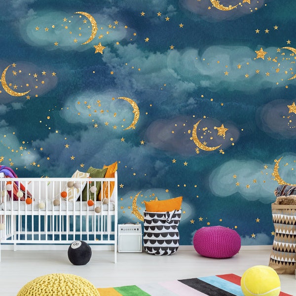 Night Sky Mural - Etsy