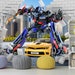 3D Kids Photo Wallpaper Transformers Wall Mural Decor Vinyl Customized ...