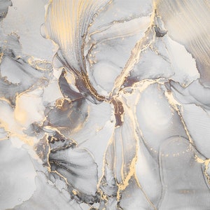 Custom 3D Grey Gilded Wallpaper Murals Modern Abstract Marble Wall Art ...