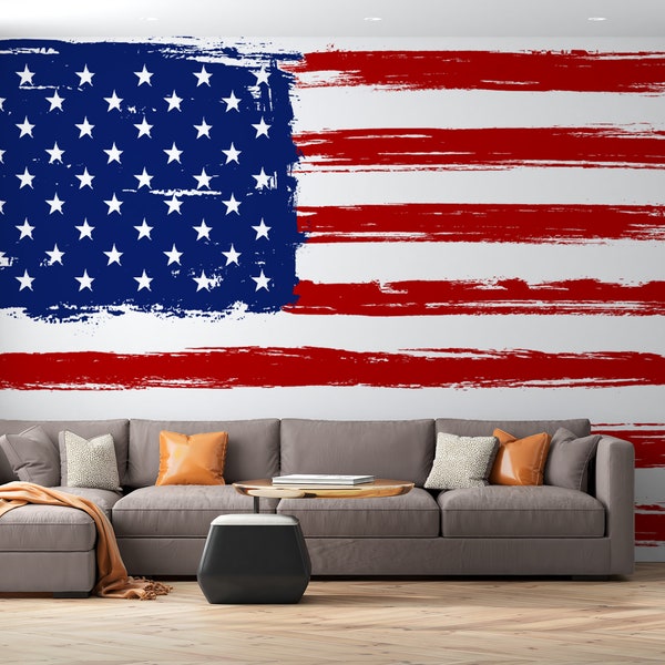 Rustic American Flag - Etsy