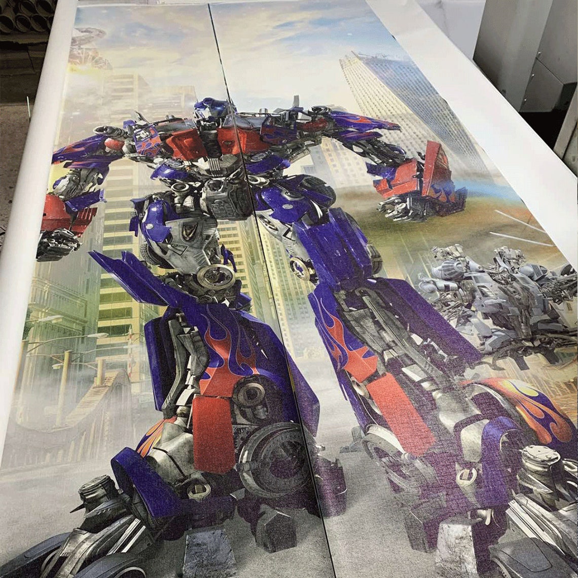 3D Kids Photo Wallpaper Transformers Wall Mural Decor Vinyl - Etsy