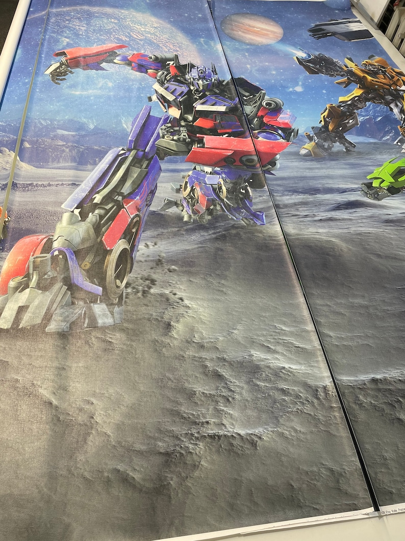 Mural Wallpaper 3D Wallpaper Transformers Photo Wallpaper | Etsy