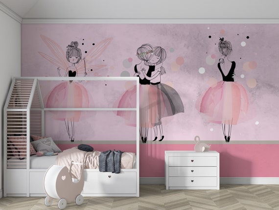 Baby Room Wallpaper Princess Wallpaper First Gift for Baby - Etsy