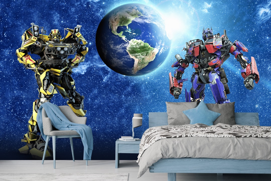 3D Transformers Mural Children Wallpapers Great Wall 3d Transformers ...