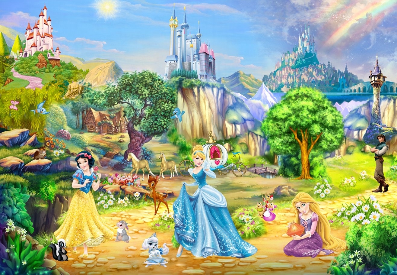 Disney Princess Castle Background Wallpaper