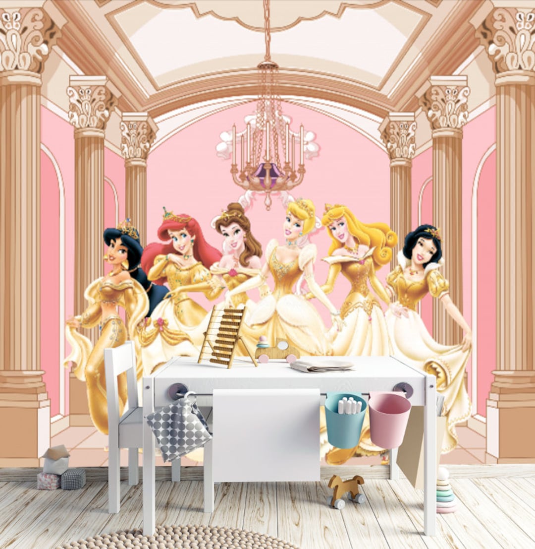 Customized Girl Room Wall Decor Princess Nursery Art Princess ...