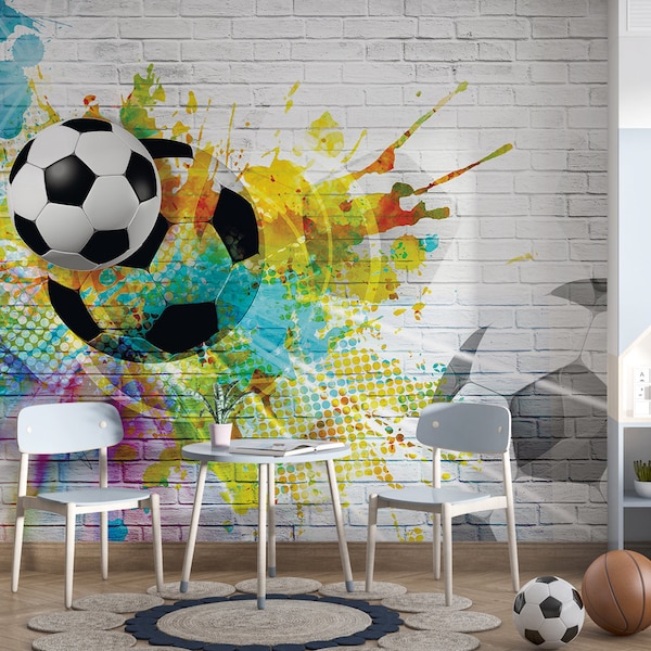 Football Mural - Etsy