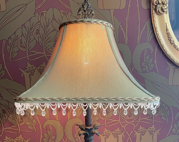 Gold Silky Square Bell Lampshade - Etsy