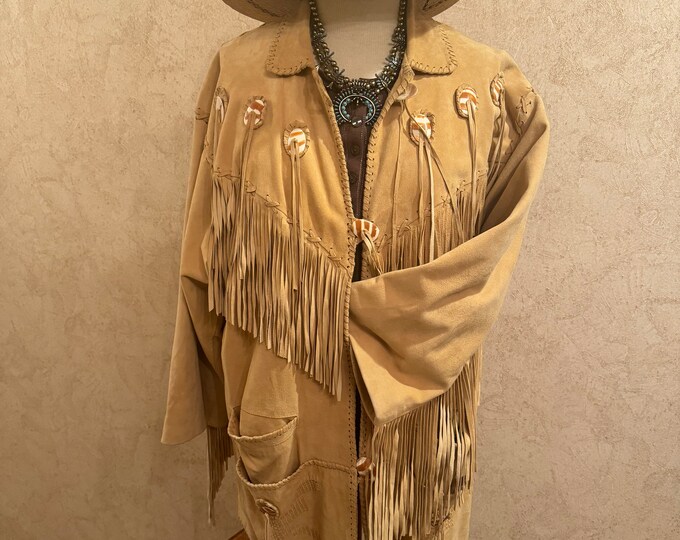 Deerskin Frontier Fringed Jacket - Etsy