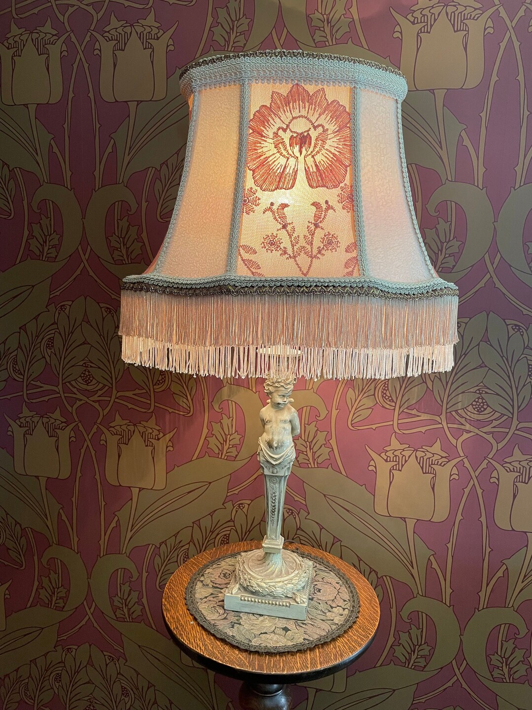Cupid’s Song Lamp & Lampshade - Etsy
