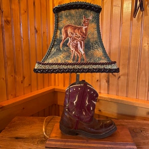 Little Cowboy Boot Lamp - Etsy