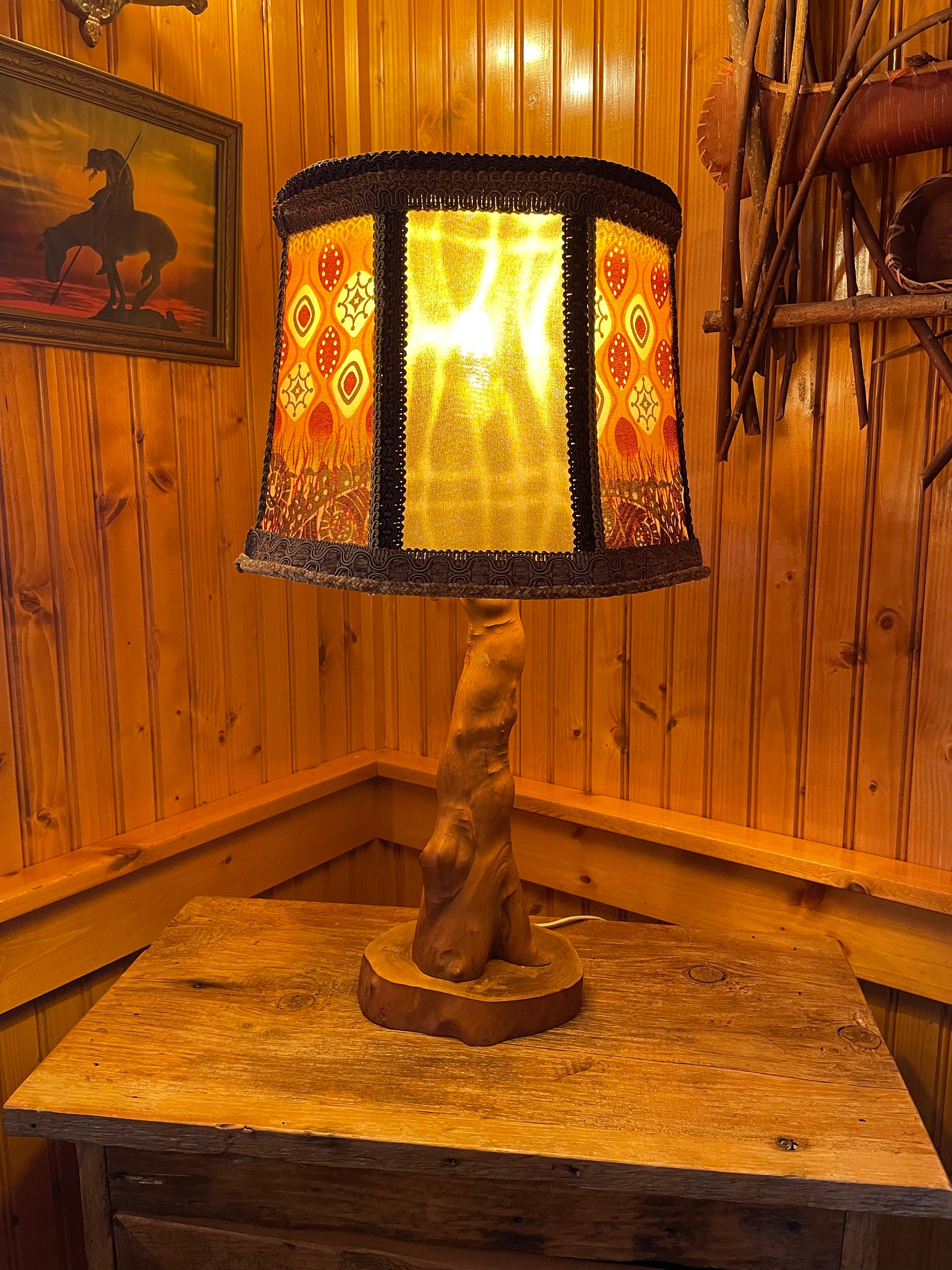 Fire on the Mountain Lampshade and Base - Etsy