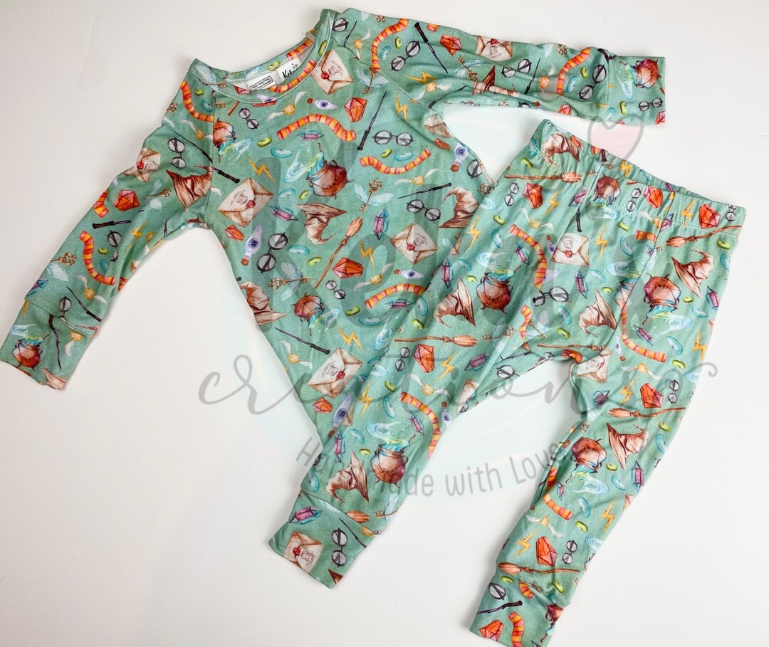 Wizard Lounge Set; Kids Bamboo Pajamas Set; Snug Fit Pajamas - Etsy