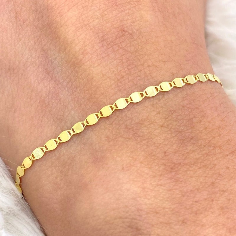 Solid Gold Bracelet - Etsy