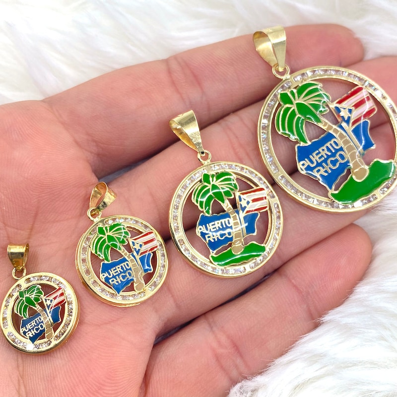 10k Gold Enamel Pendant Men - Etsy