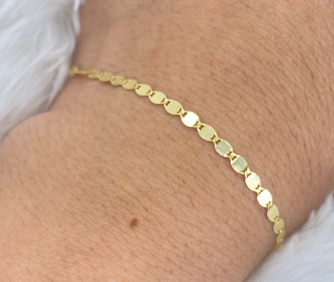 Solid 14K Gold Chain 14K Gold 3mm 14K Real Strong Durable - Etsy