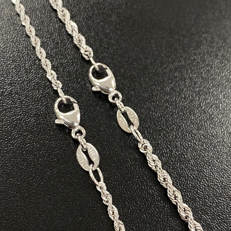 Platinum Solid Necklace - Etsy