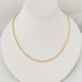 Genuine 14K Gold Rope Chain, 14K Real Gold Rope Chain, Ladies Gold ...