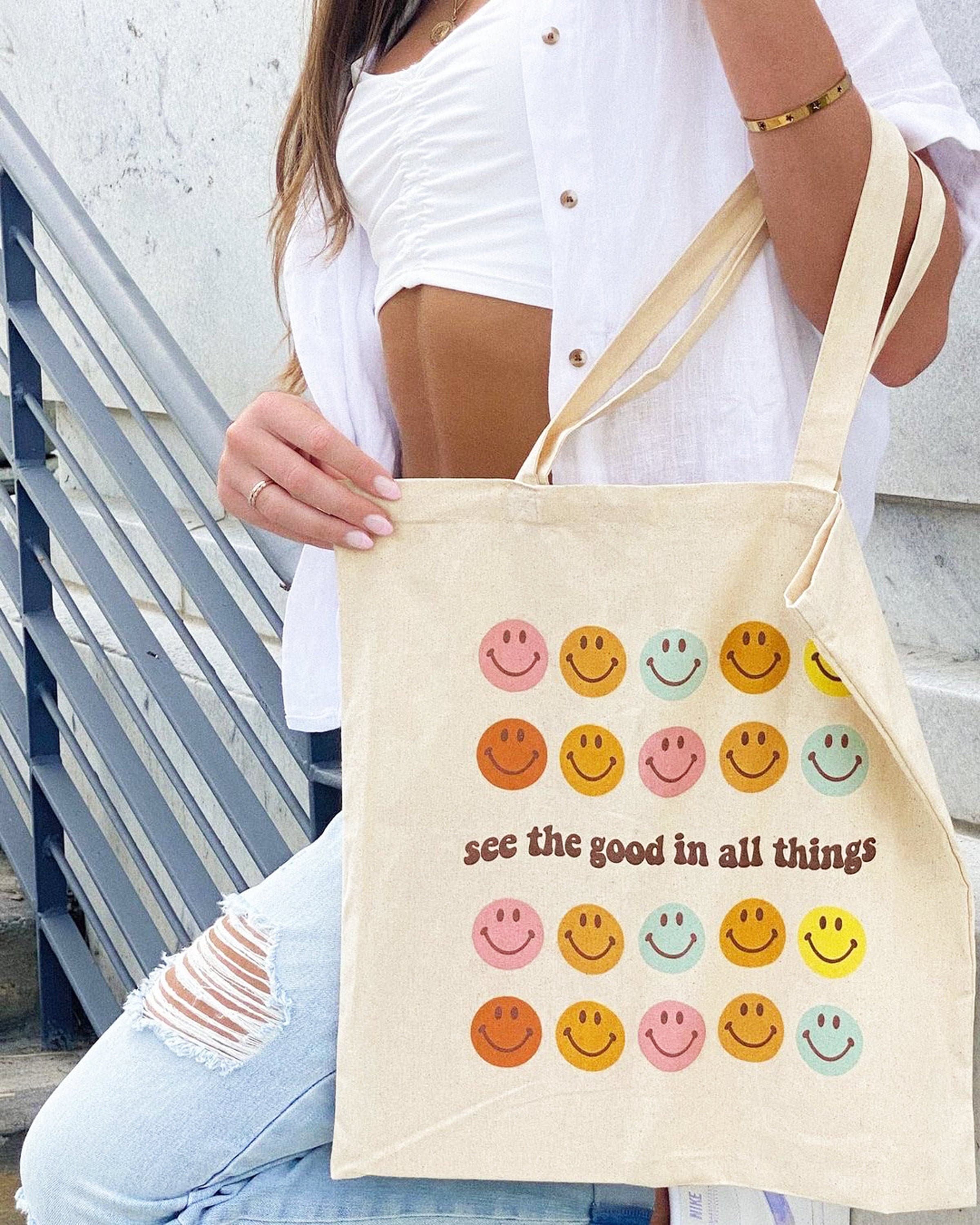 Aesthetic Tote Bag Canvas Tote Bag Trendy Tote Bag Y2k Tote Etsy