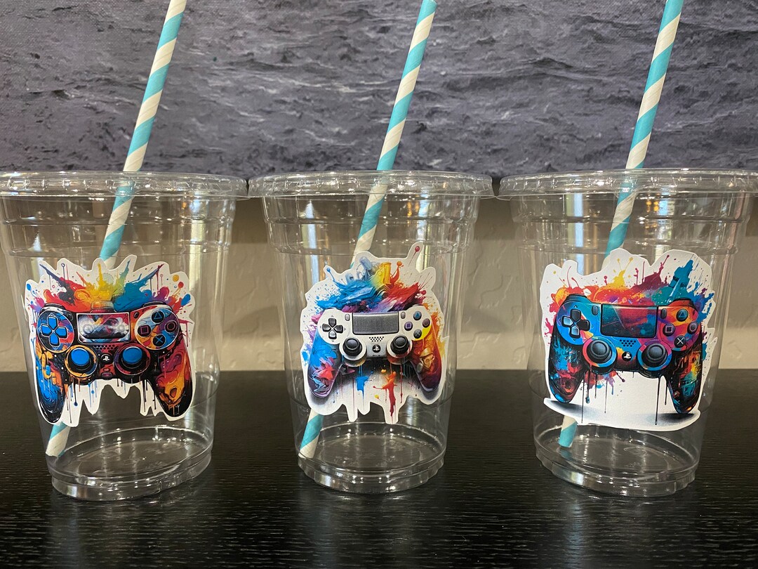 Gaming Party Cups - Etsy