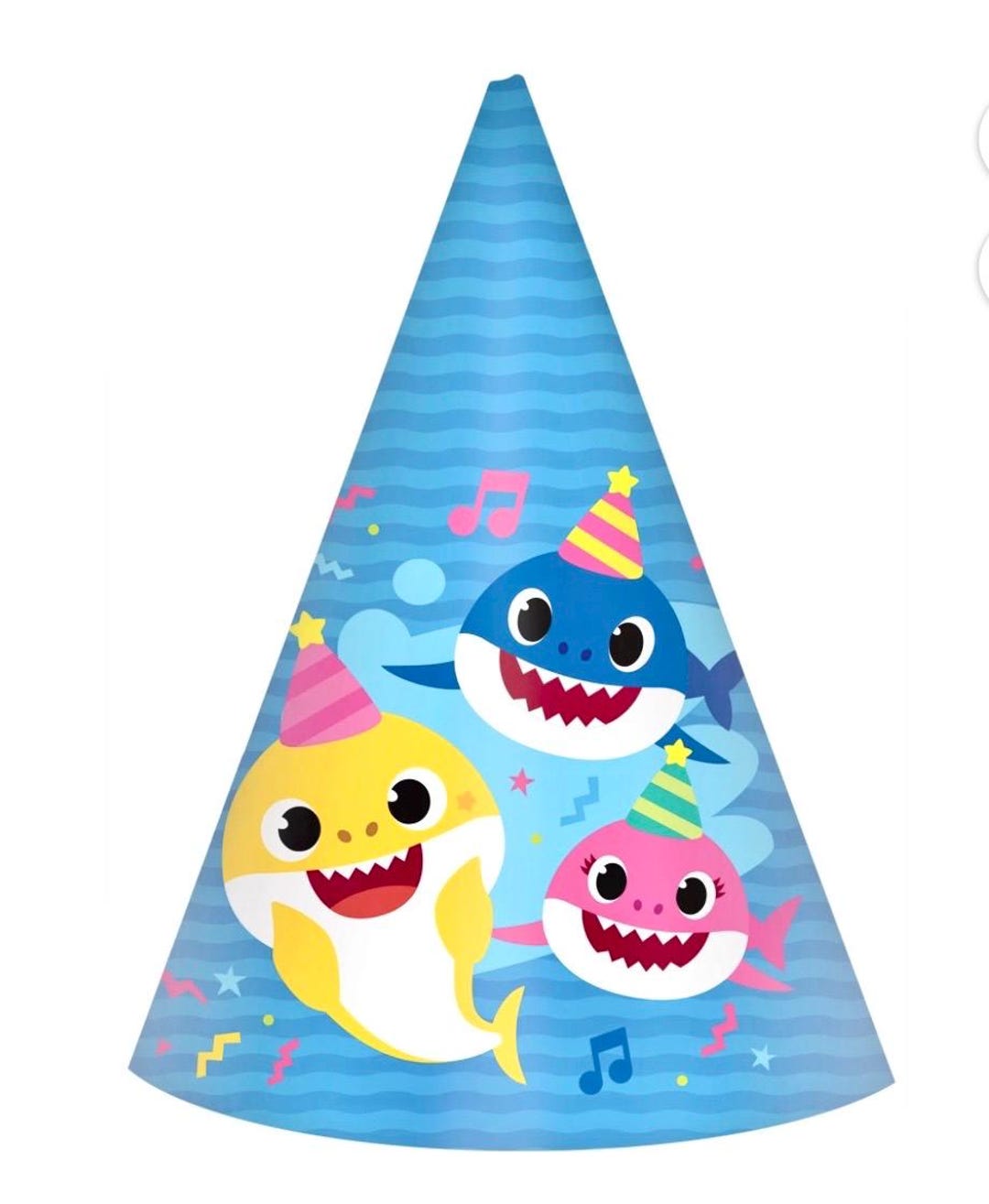Licensed Baby Shark Party Hats - Etsy