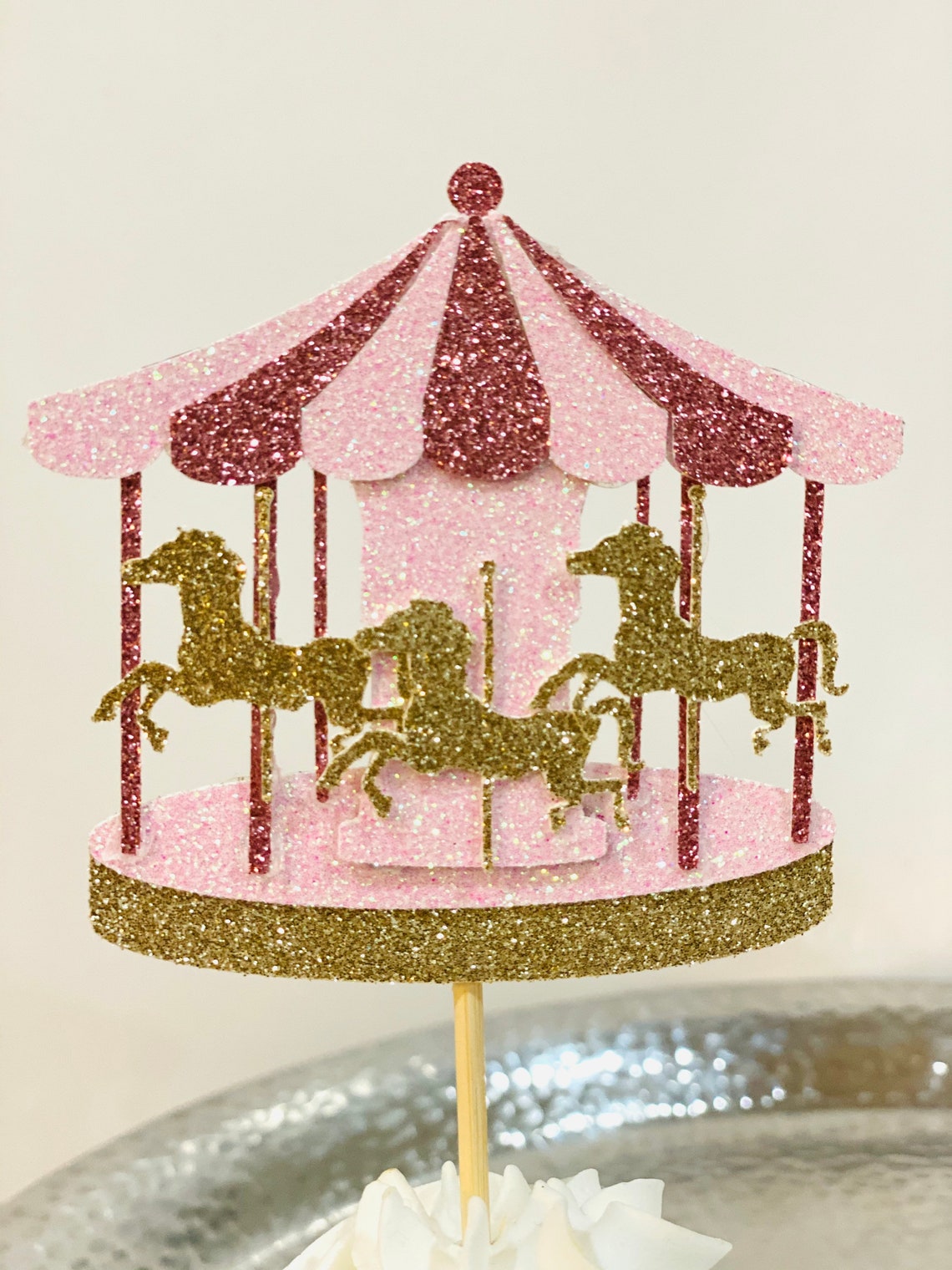 Carousel Cupcake Toppers - Etsy