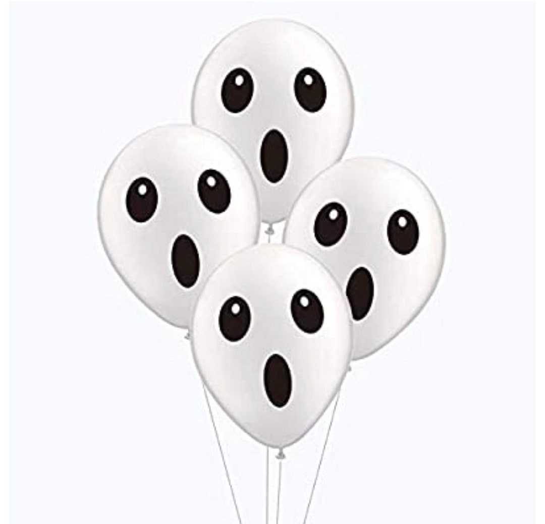 Halloween Balloons/ghost Balloons - Etsy
