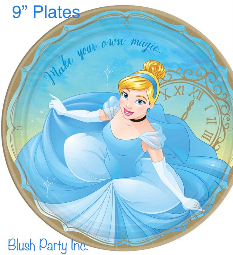 Cinderella Party Plates and Napkins | Etsy