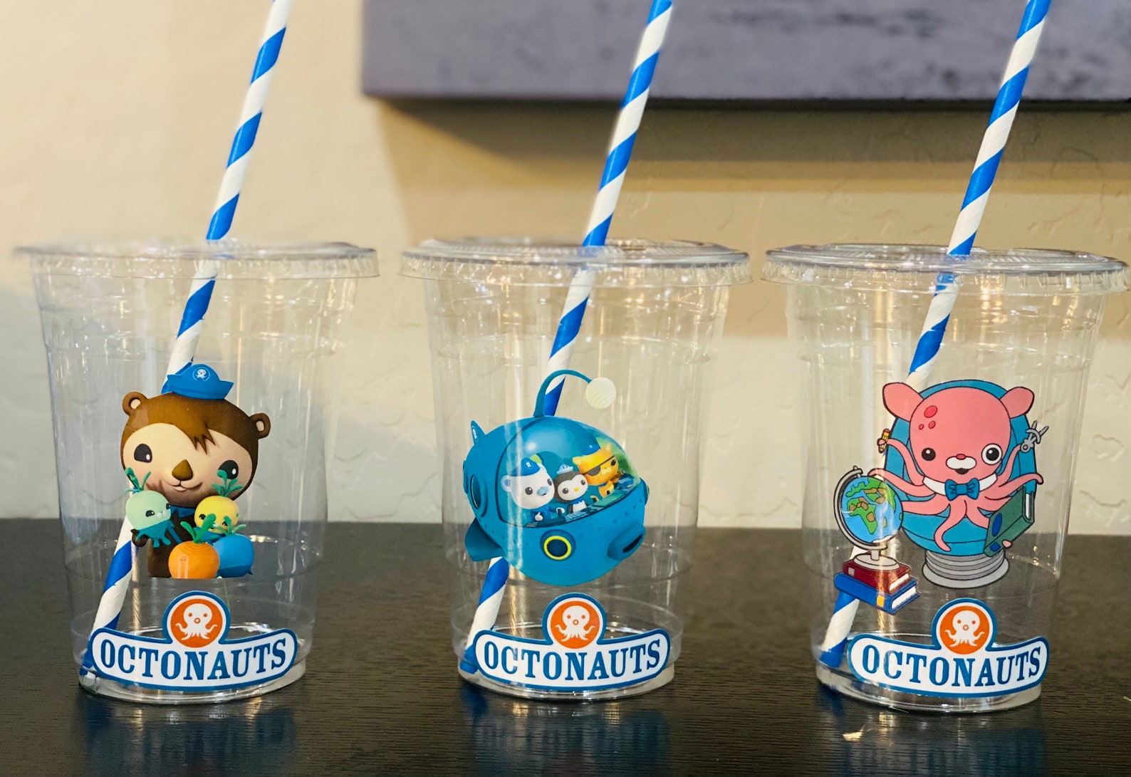 Ocean Creature Party Cups - Etsy
