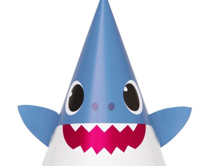 Baby Shark Party Hats and Blowers!! - Etsy