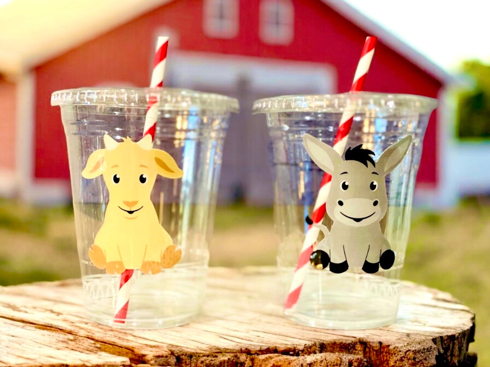 Farm Animal Party Cups - Etsy