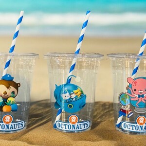Ocean Creature Party Cups - Etsy