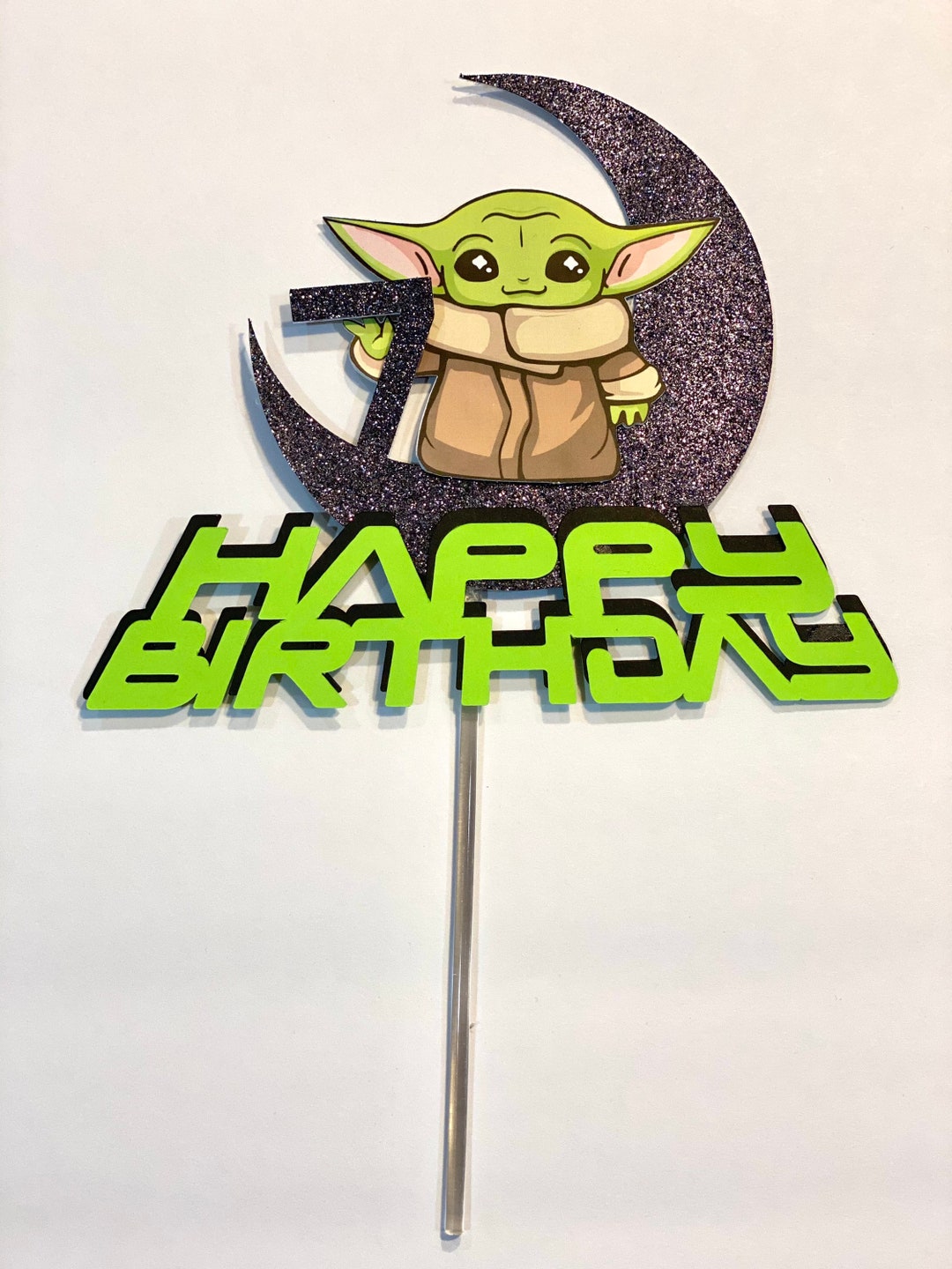 Baby Yoda Cake Topper!! - Etsy