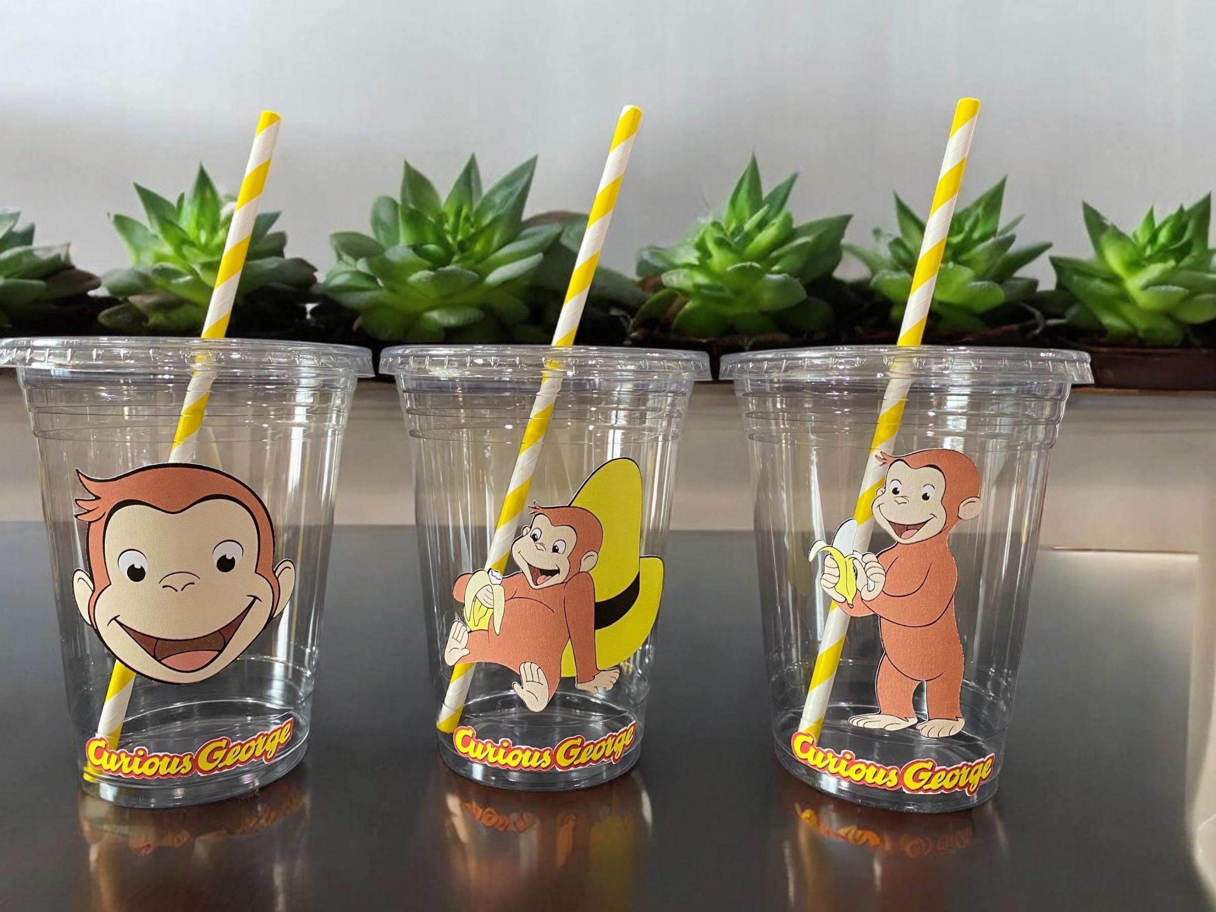 Curious George Party Cups, Set of 8 - Etsy