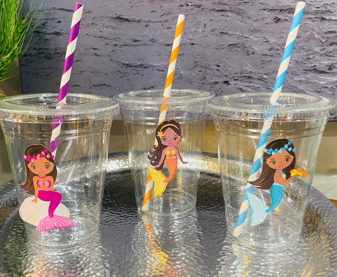 Mermaid Party Cups - Etsy