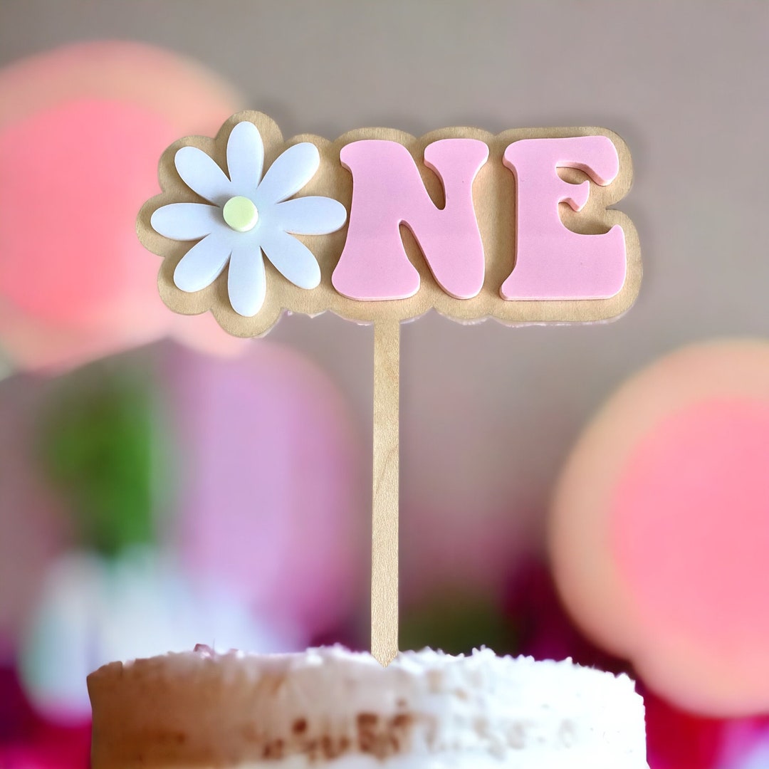 Daisy One Cake Topper - Etsy