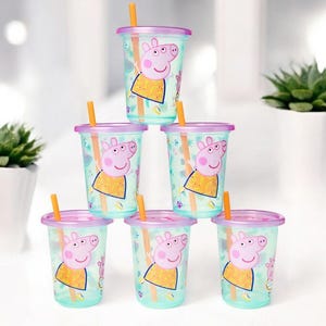 Licensed Peppa Pig Plastic Cups - Etsy
