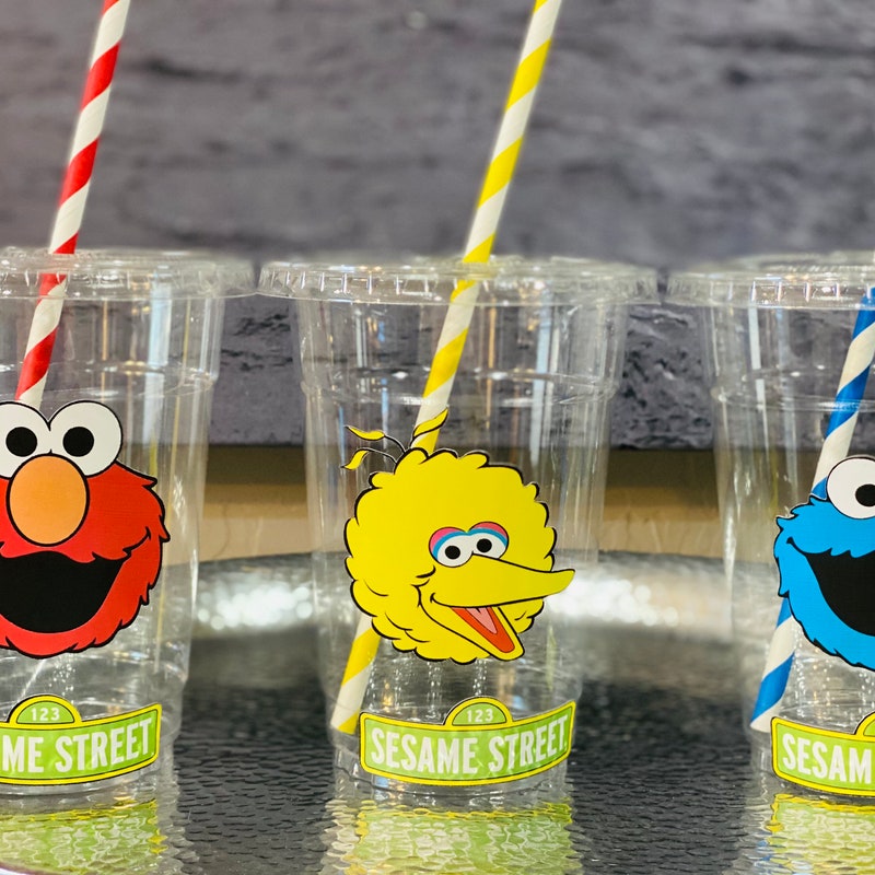 Elmo Party Cups - Etsy