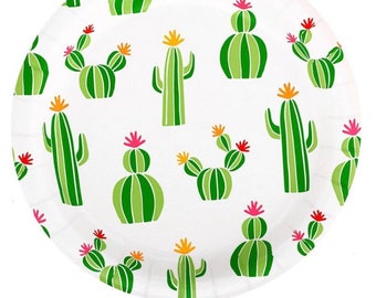 Cactus Party Plates - Etsy