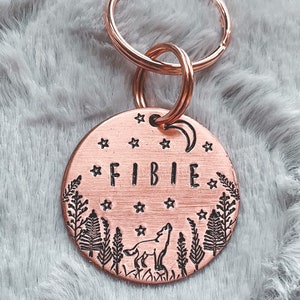 Wilderness Dog Tags, Wolf Dog Tags, Custom Dog Tags, Personalized Dog ...