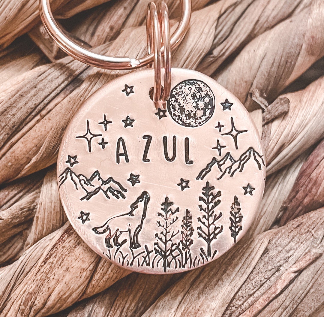 Wilderness Dog Tags, Wolf Dog Tags, Custom Dog Tags, Personalized Dog ...