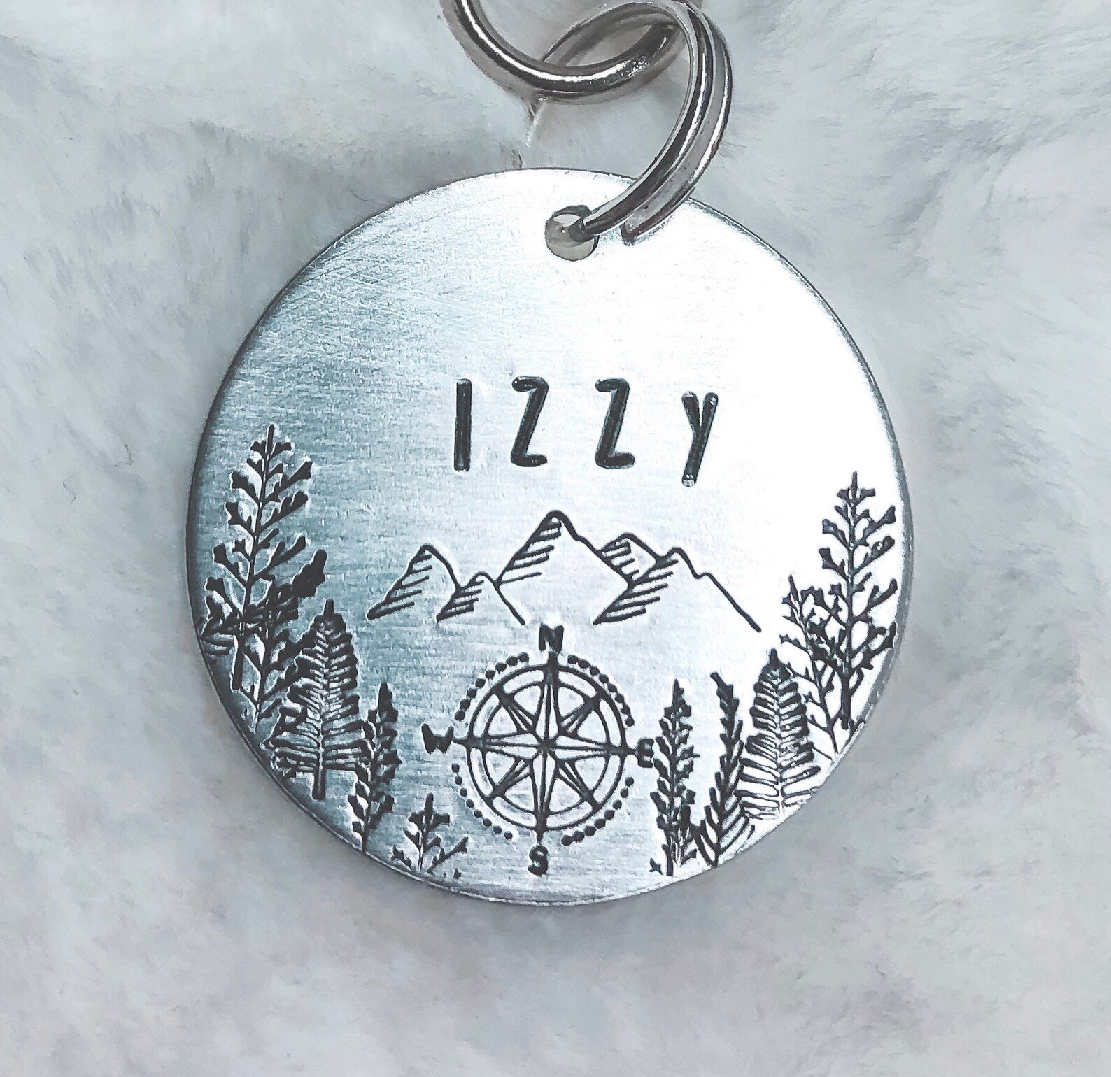 Compass Dog Tag Dog Tags Pet ID Tags Custom Dog Tags Pet - Etsy