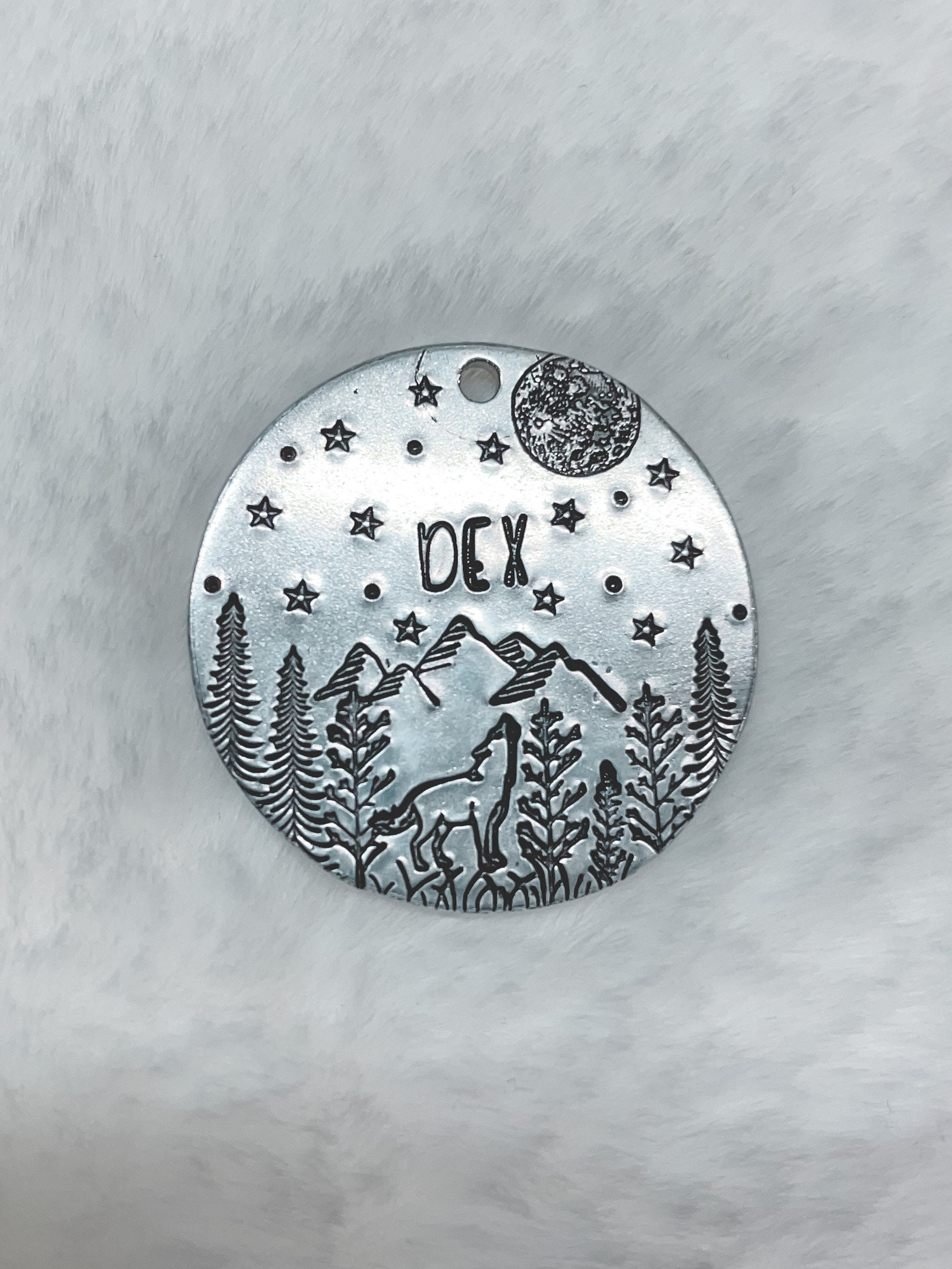 Wilderness Dog Tags Wolf Dog Tags Custom Dog Tags | Etsy