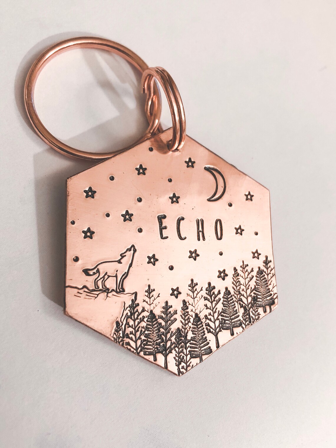 Wilderness Dog Tags Wolf Dog Tags Custom Dog Tags - Etsy