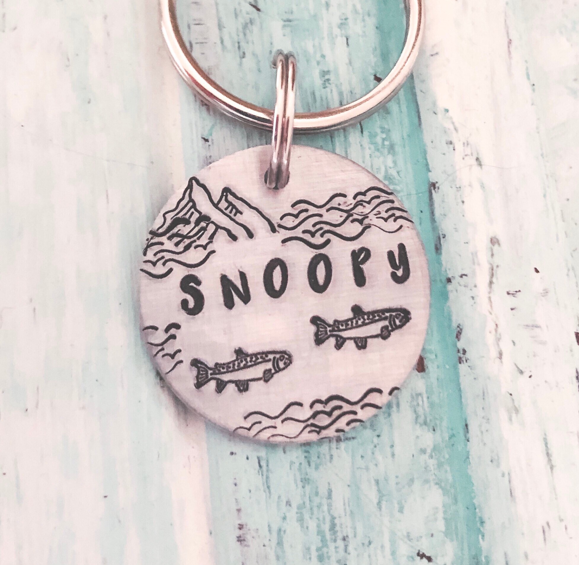 Fish Dog Tag : Cat Tag Pet ID Tag Custom Dog Tag - Etsy