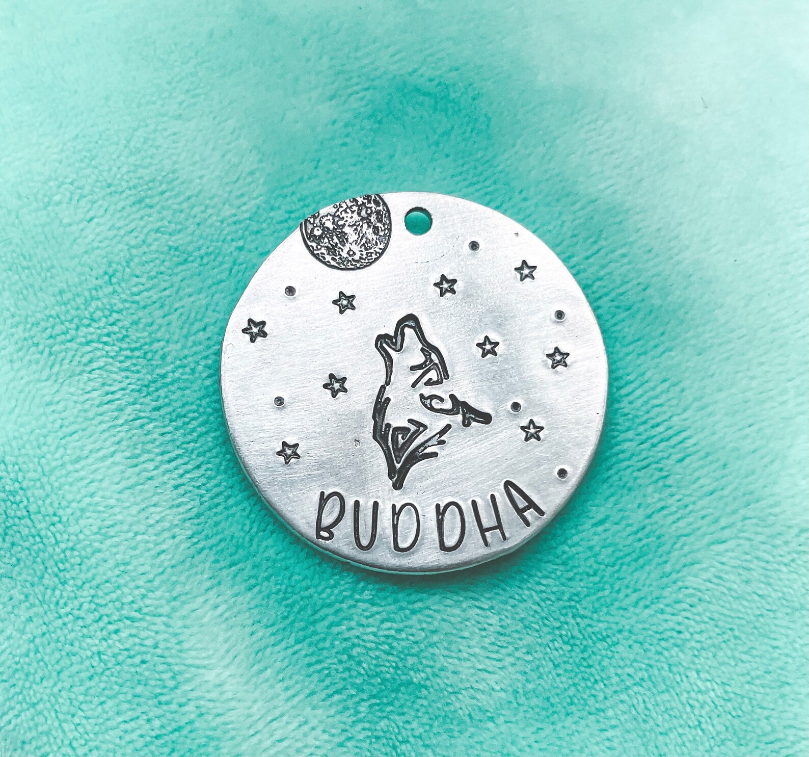 Howling Wolf Dog Tag Wolf Dog Tags Custom Dog Tags - Etsy