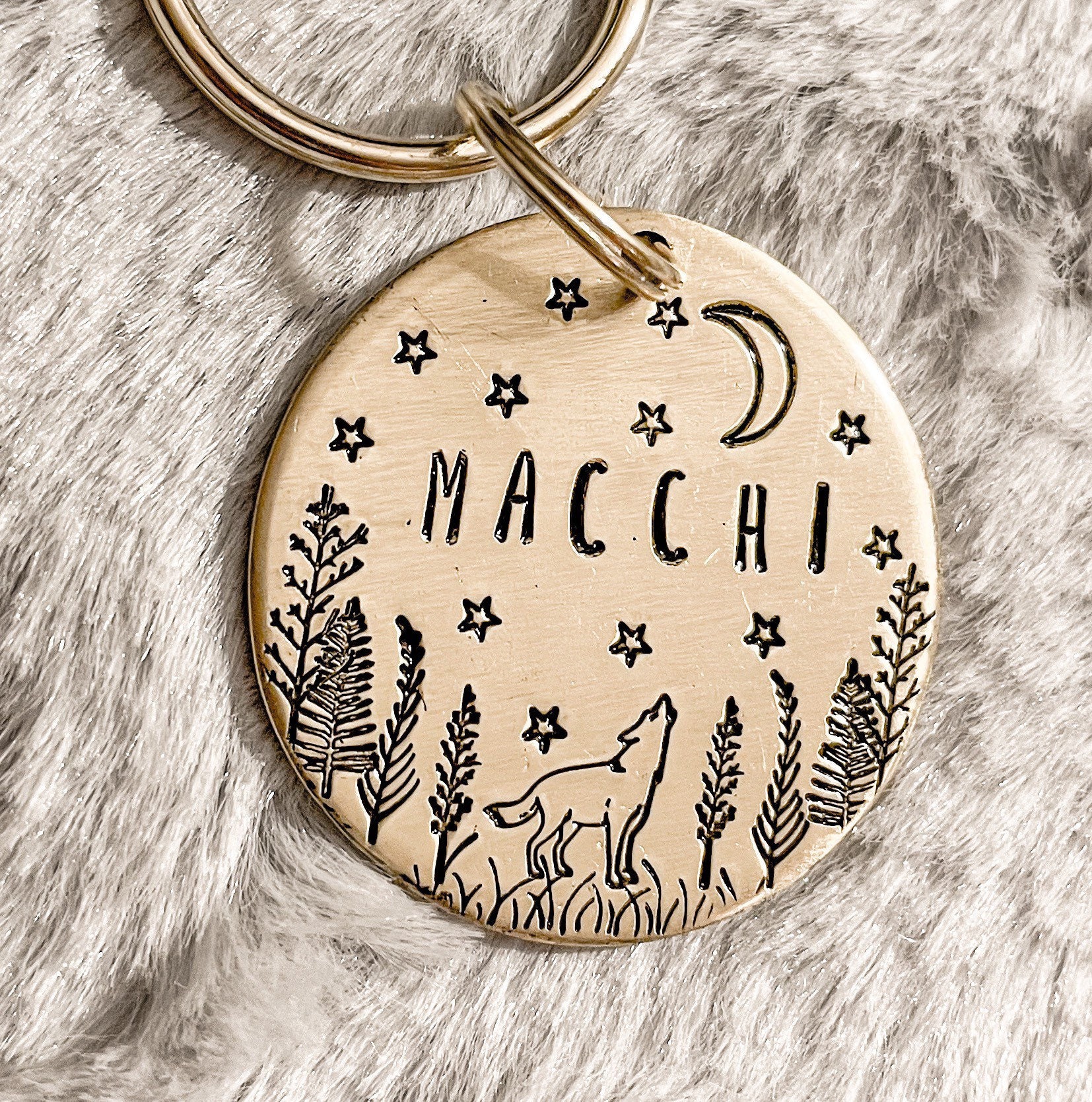 Wilderness Dog Tags, Wolf Dog Tags, Custom Dog Tags, Personalized Dog ...